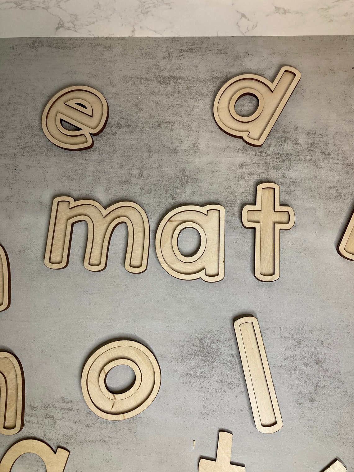 Alphabet Sensory Letter Trays - Etsy