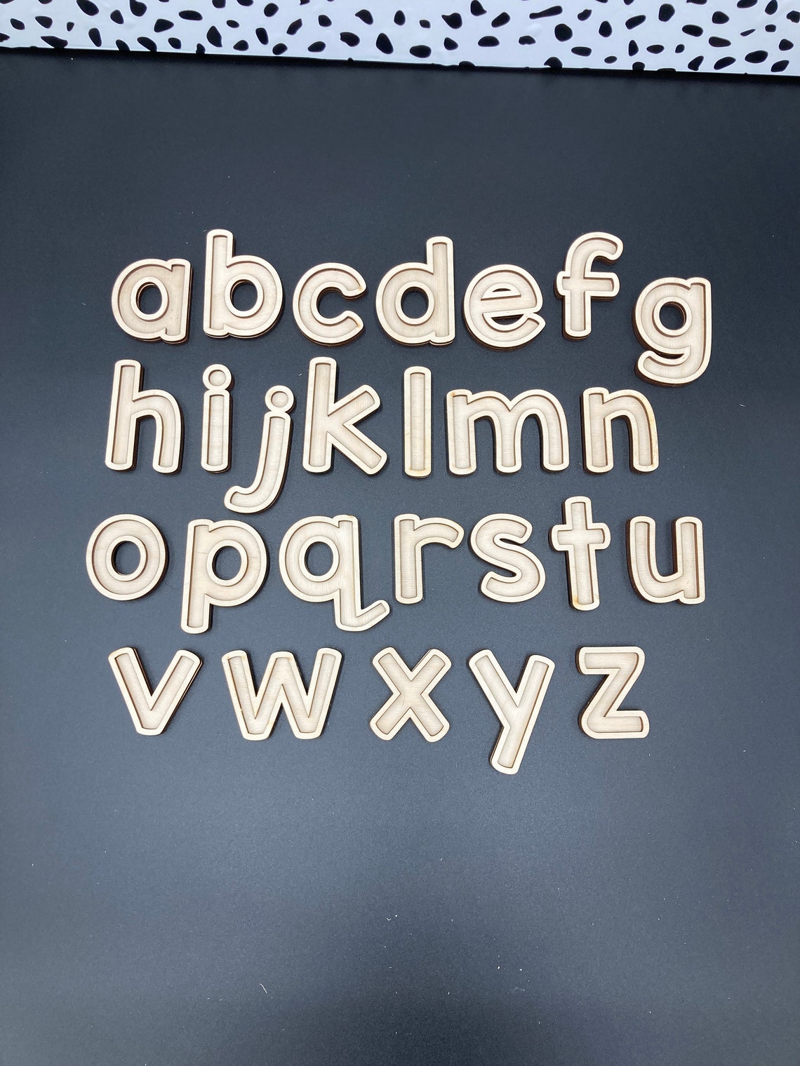 Alphabet Sensory Letter Trays - Etsy