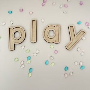Alphabet Sensory Letter Trays - Etsy