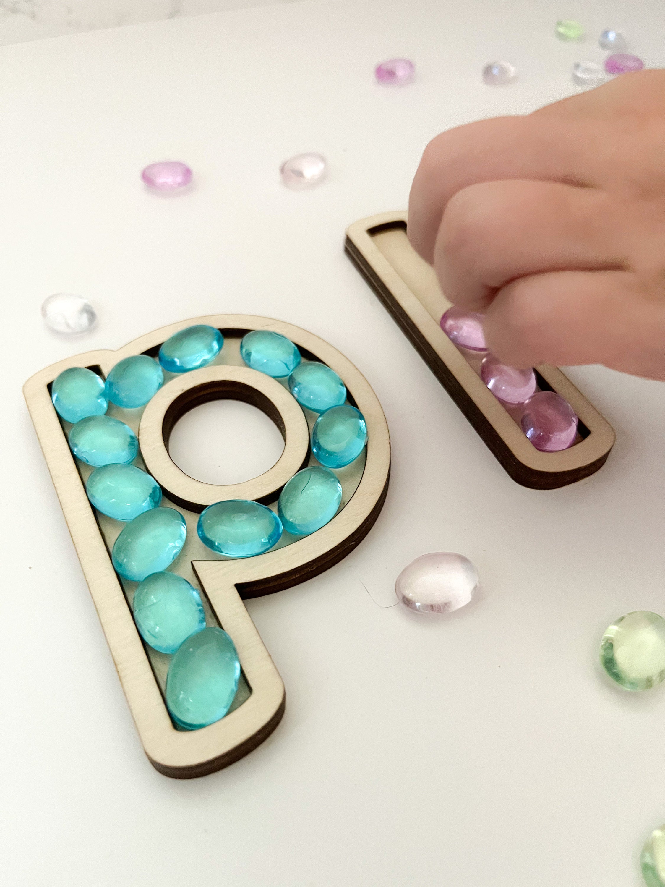 Alphabet Sensory Letter Trays | Etsy