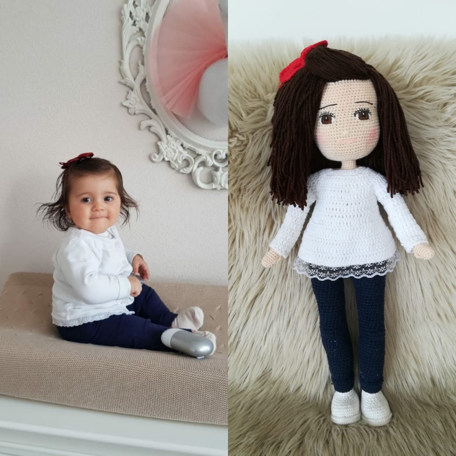 Mini Me Doll Personalized Doll Portrait Doll Gift for Girl - Etsy