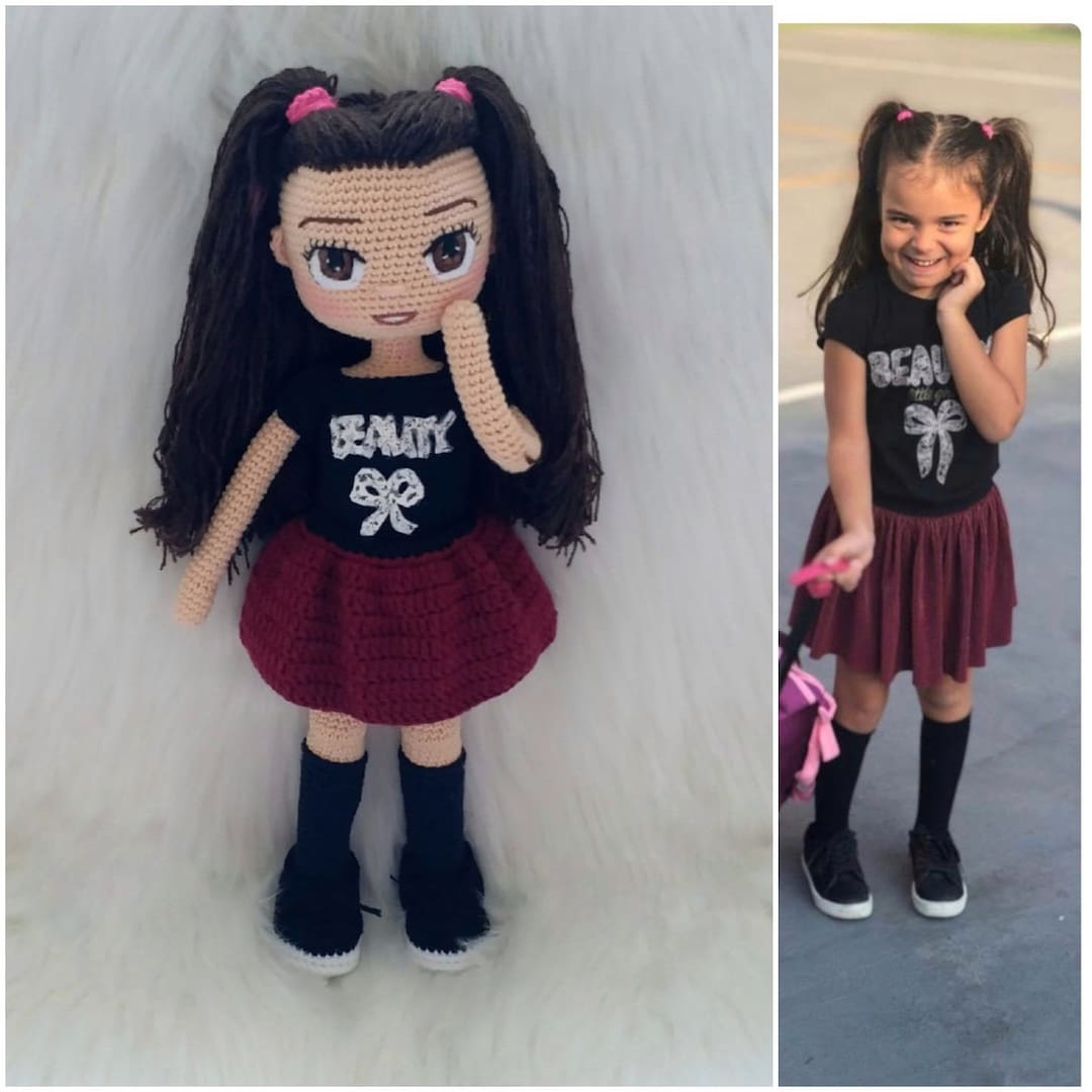Mini Me Doll, Personalized Doll, Portrait Doll, Gift for Girl Friend ...