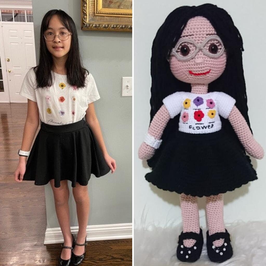 Personalized Doll From Photo Look a Like Dool Personalized - Etsy