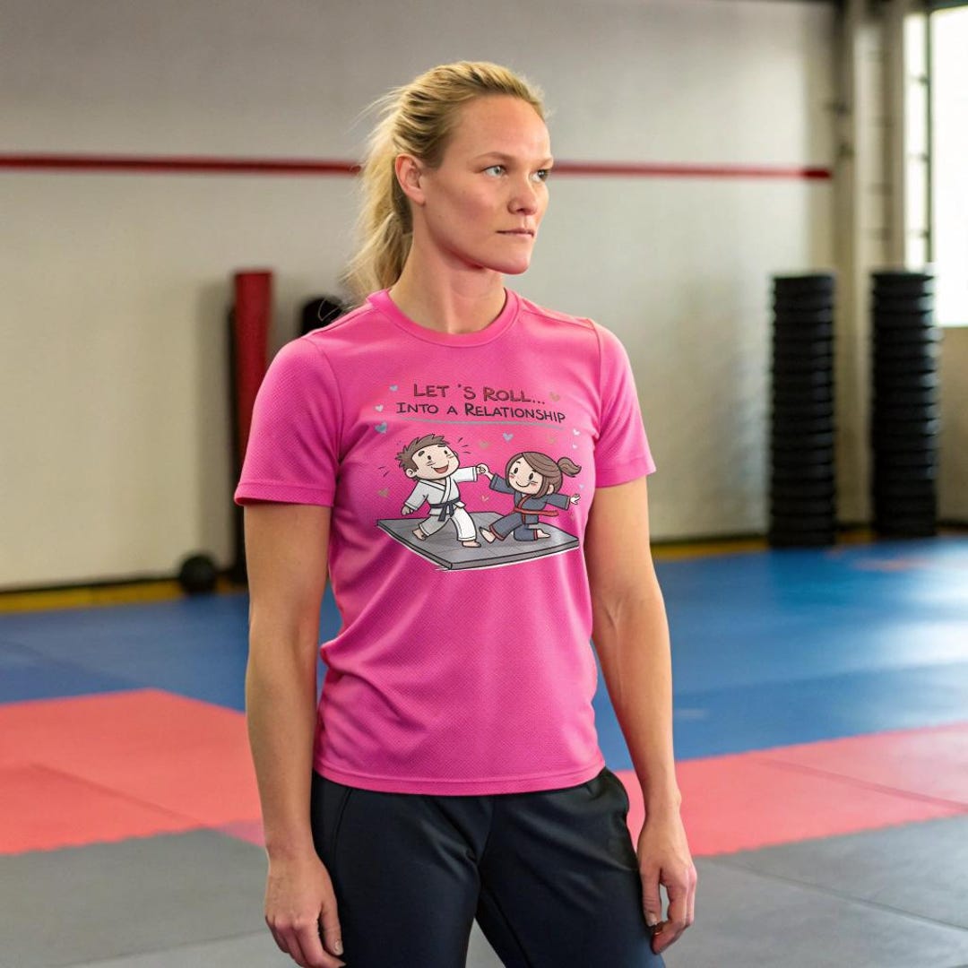 Funny Jiu-jitsu Valentine's Day Tee, Martial Arts Lover Gift, BJJ Heart ...