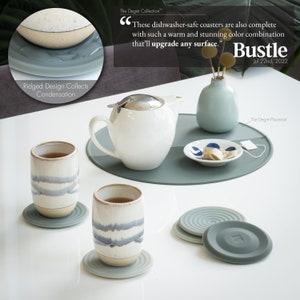 The Degrē Coaster XL (set of 6) Dishwasher Safe Food-grade Silicone ...