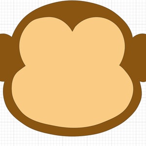 Monkey Applique With a SVG Cut Out Option | Digital Embroidery Design ...