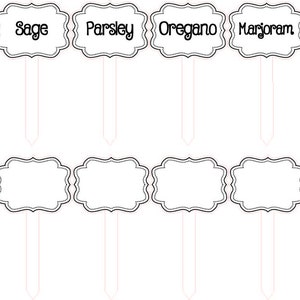 Laser Cut Plant Tags - Digital Download Only - Etsy