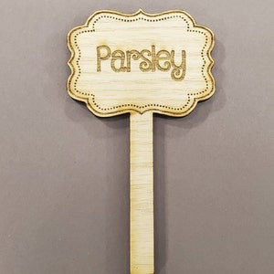 Laser Cut Plant Tags - Digital Download Only - Etsy
