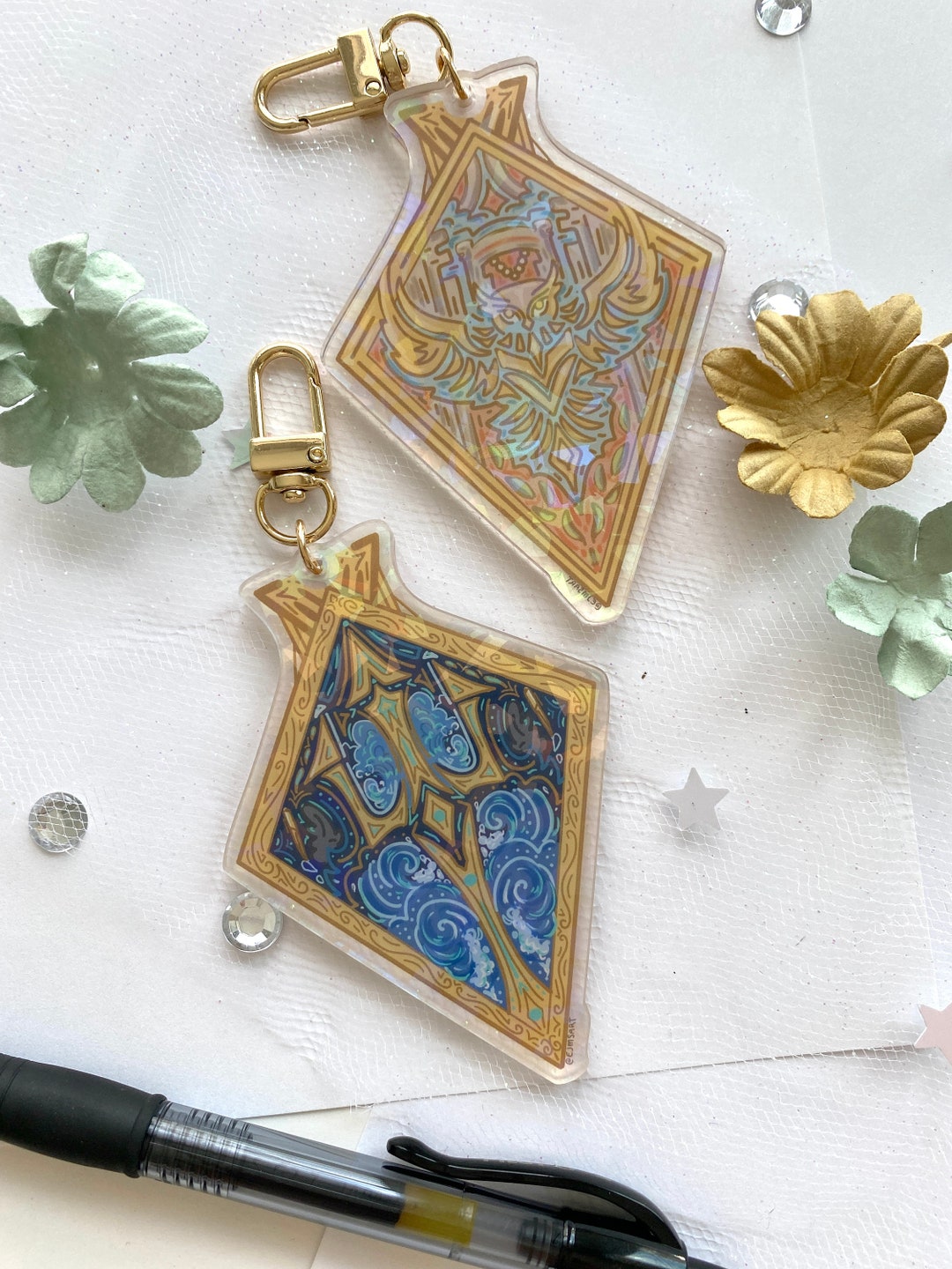 Percy Jackson I Holo Keychain - Etsy