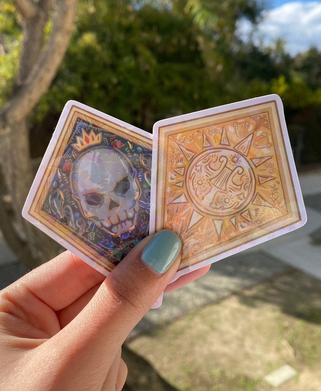 Sun Child and Emo Child /PJO Holo Sticker - Etsy