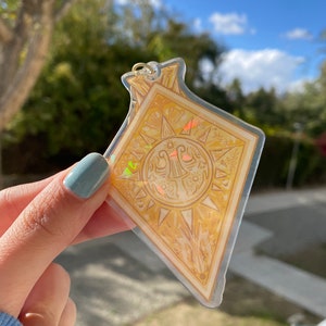 Sun Child and Emo Child /PJO Holo Keychain - Etsy