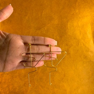 ZIGGY Earrings | Abstract Wire Statement Earring Handmade, Statement ...