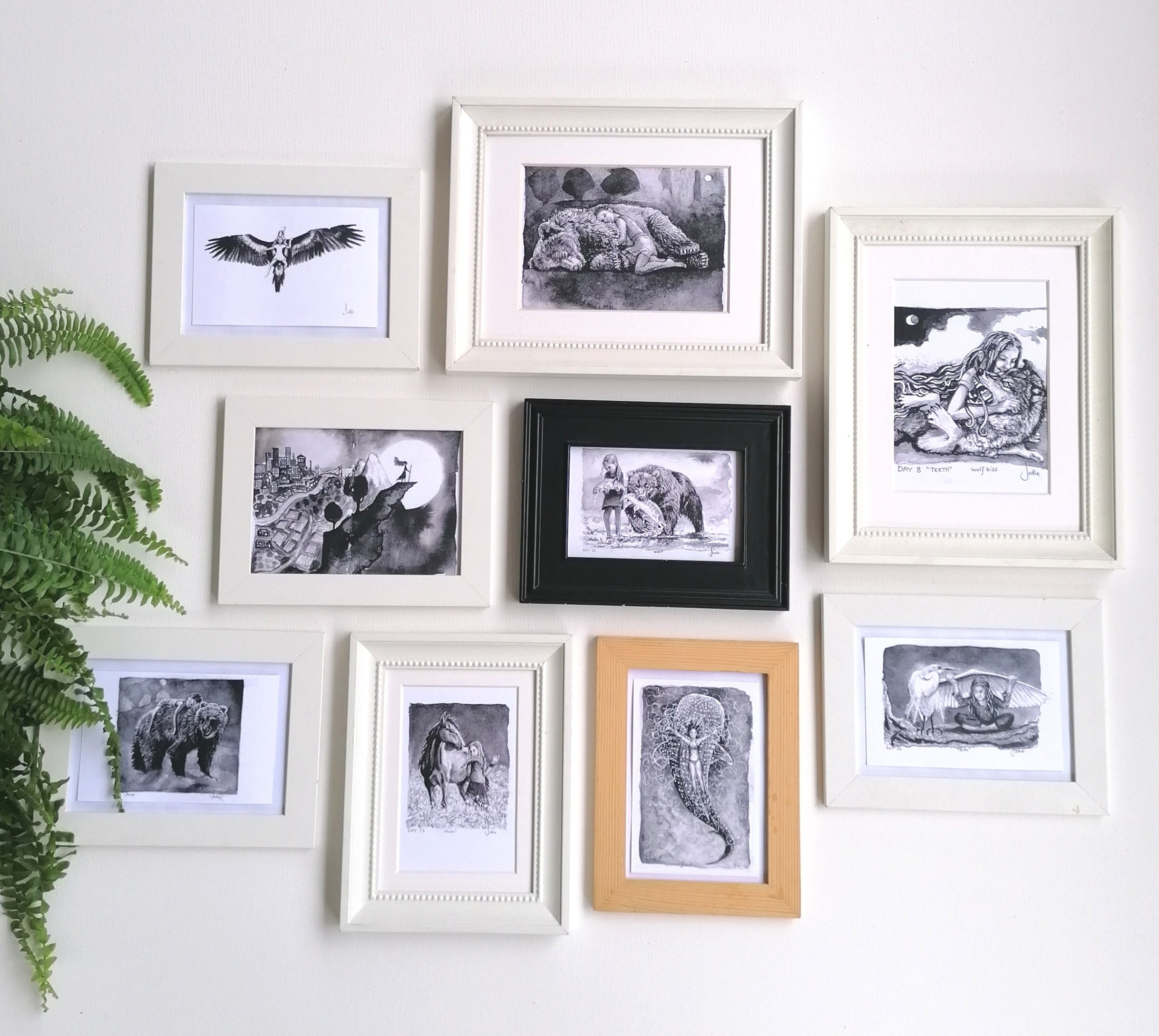 Outpost. Ink Drawing (with Accompanying Story Behind the Drawing ...