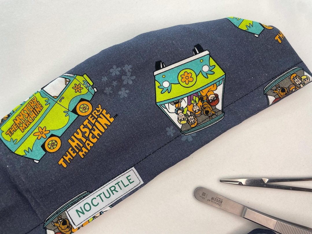 Scooby-doo Mystery Machine Scrub Cap, Operating Room, Surgical Tech ...