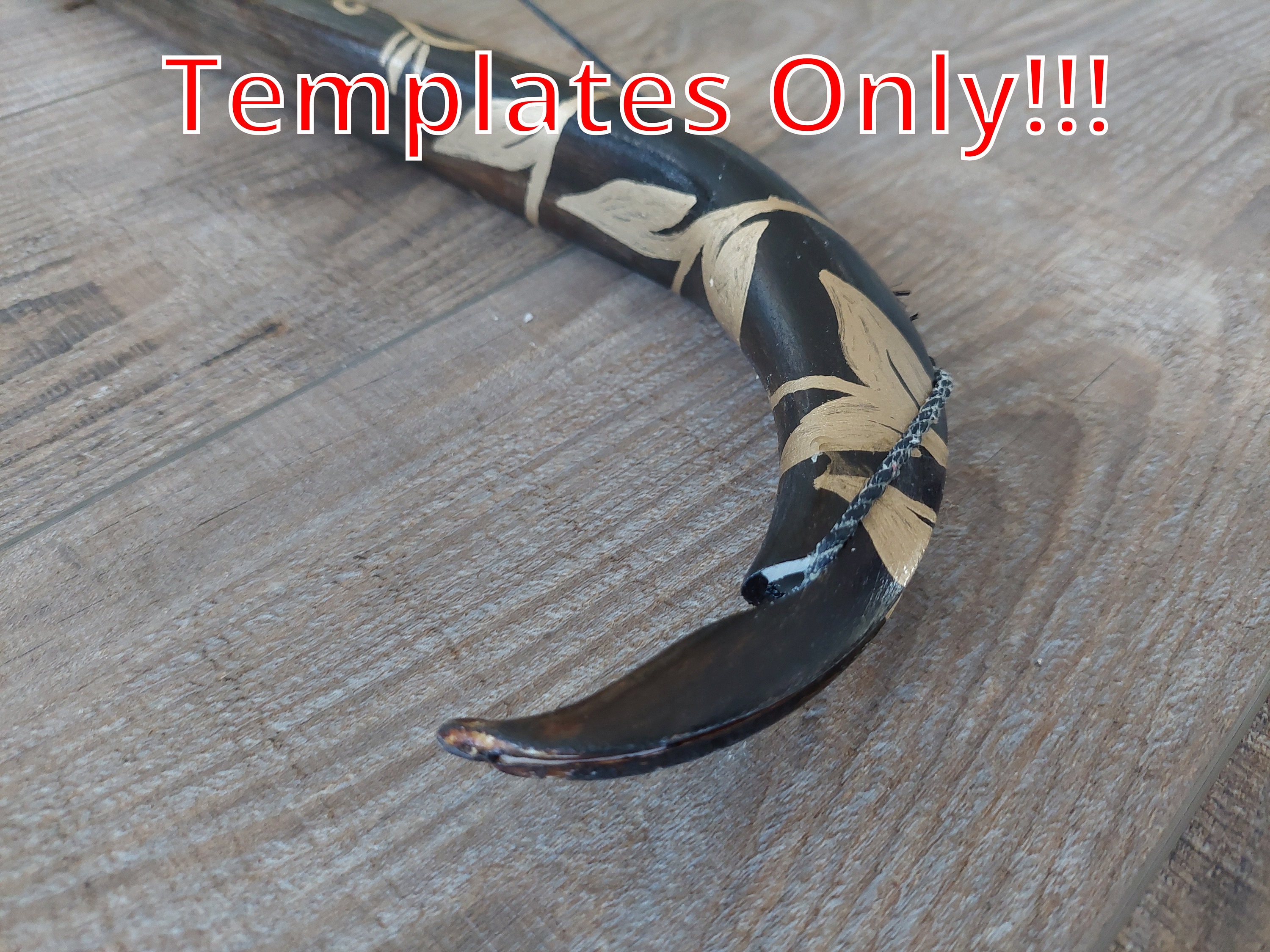 TEMPLATES/INSTRUCTIONS for the PVC Film Accurate Legolas Mirkwood Bow ...
