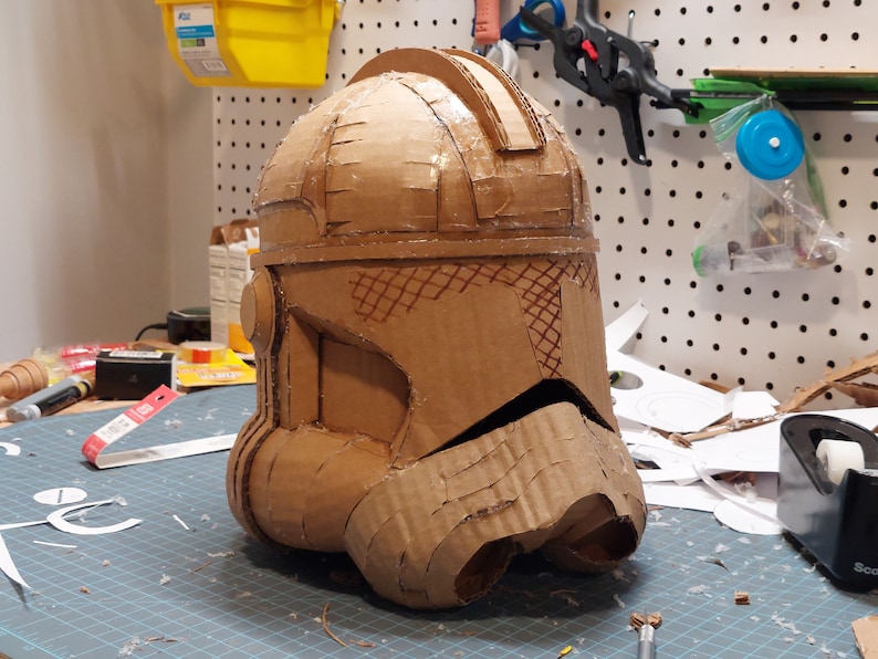 Cardboard Phase 2 Clone or Arc Trooper Helmet Templates (NEW VERSION ...