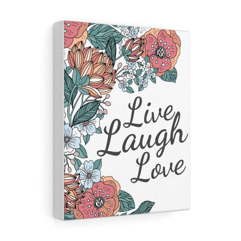 10x8 Live Laugh Love, Home Décor Wall Art, Esthétique Wall Art, Live ...