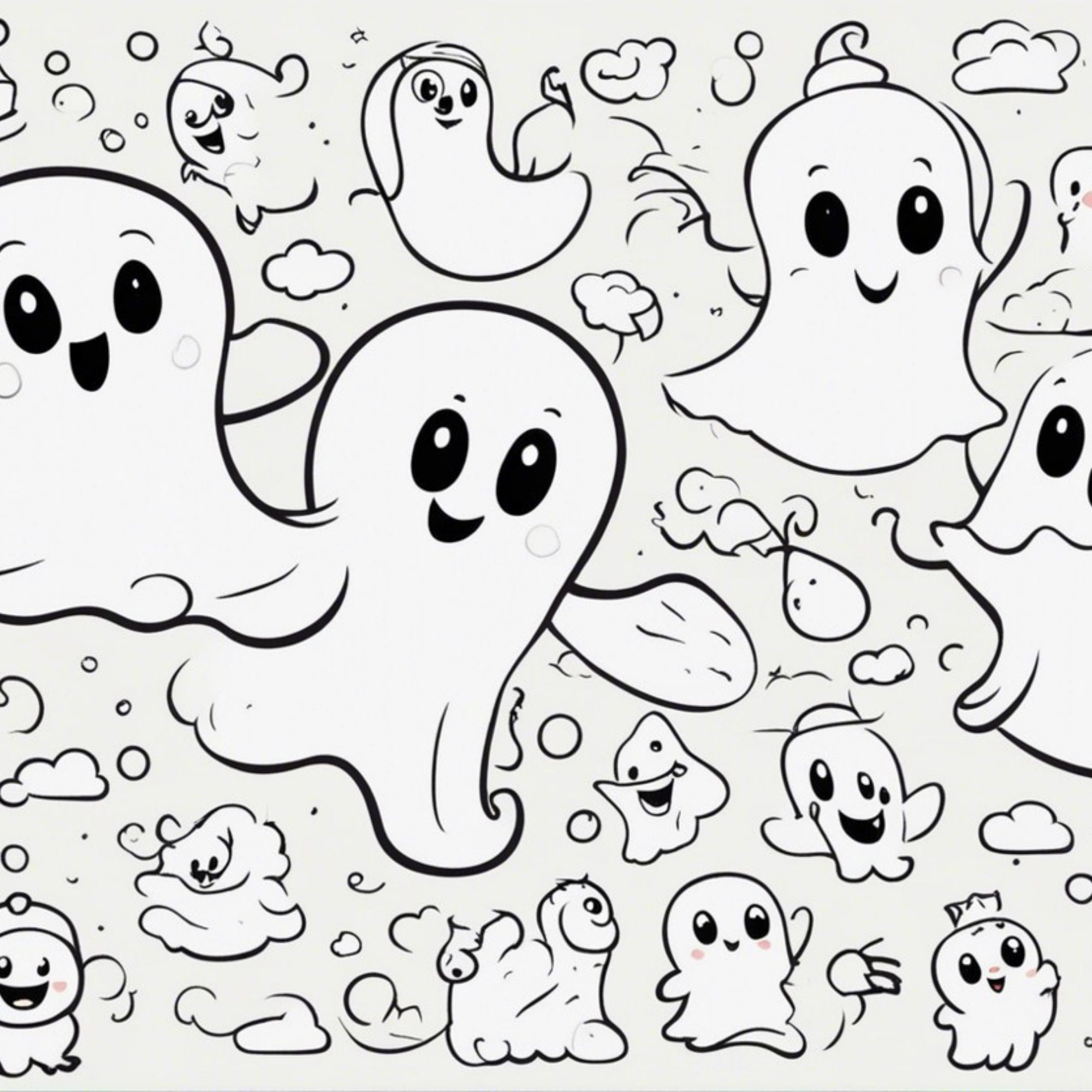 Spooktacular Halloween Coloring Pages for All Ages Digital Download ...