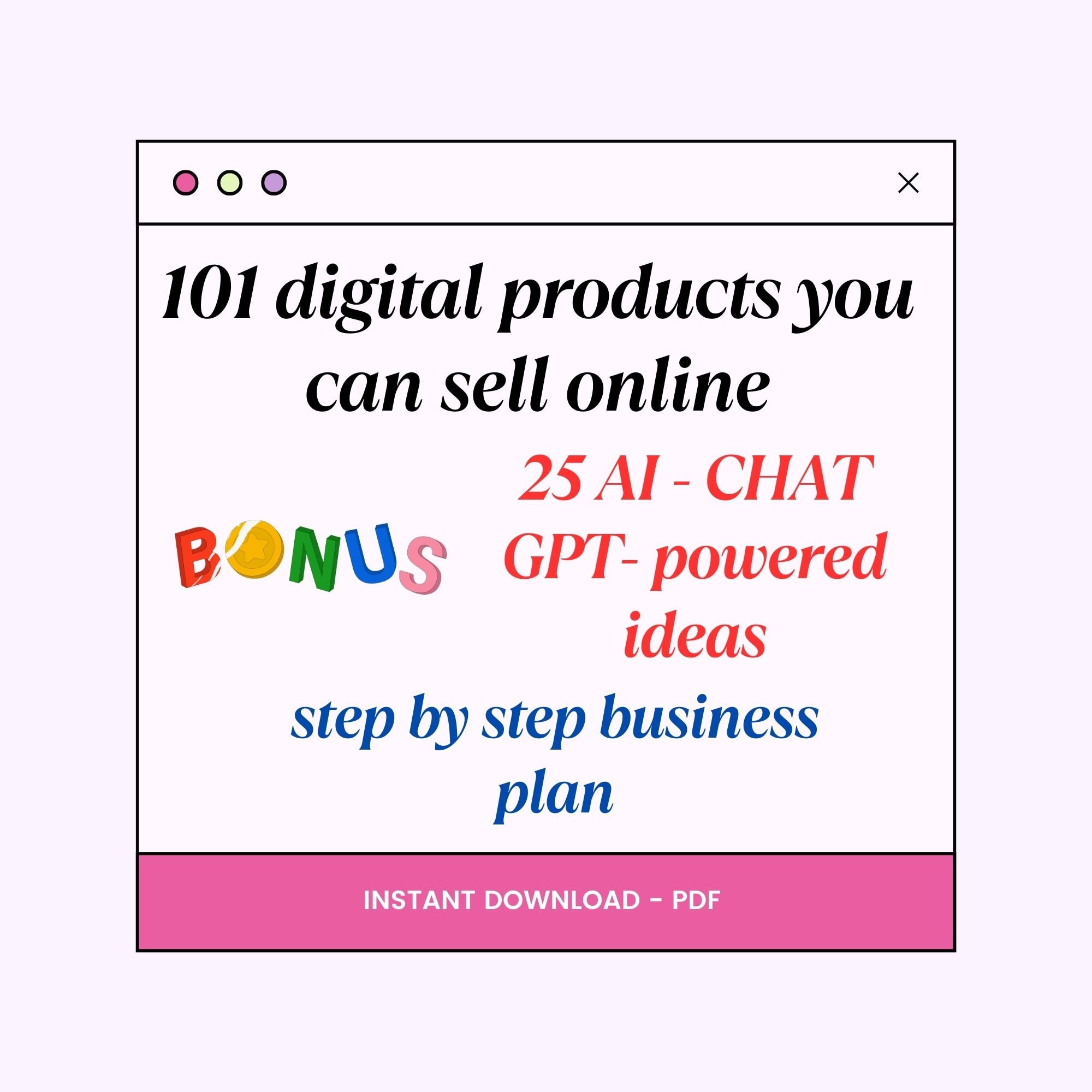 101 Digital Product Ideas 25 AI CHAT GPT Ideas for Your Online Shop ...