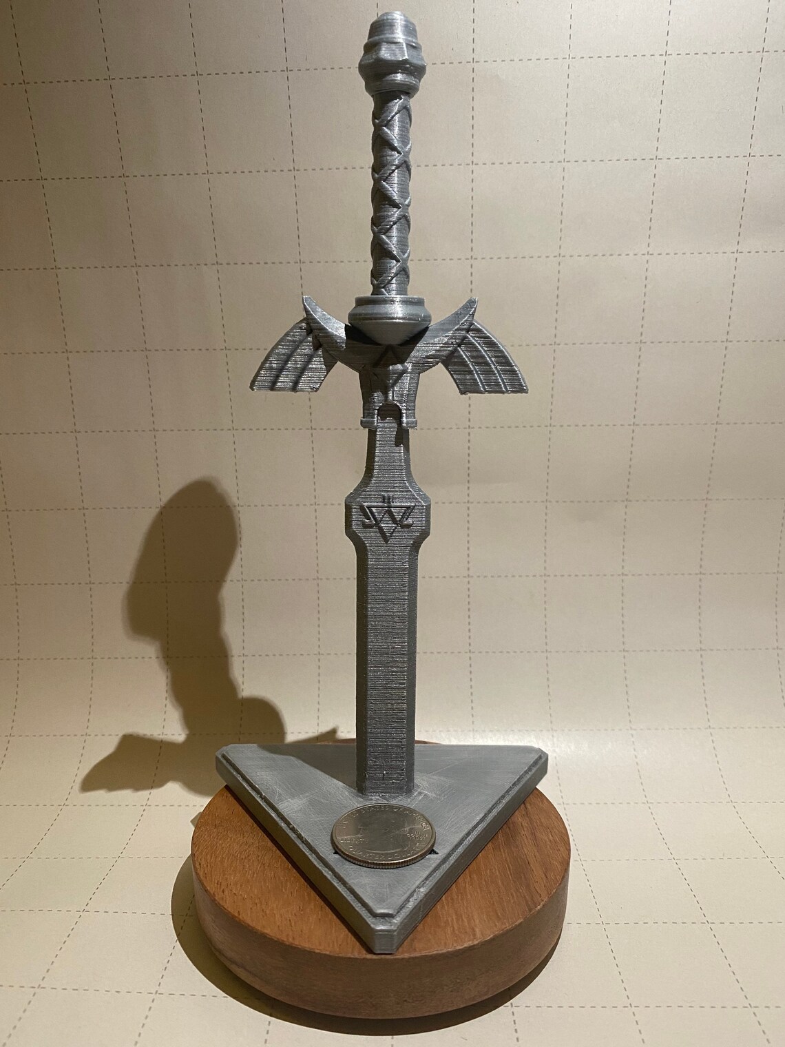 Miniature Master Sword and Pedestal 3D Printed | Etsy