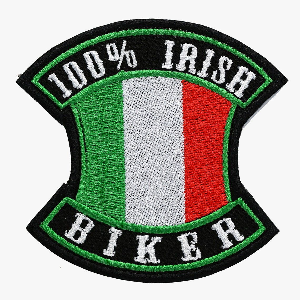 100% Irish Flag Biker Embroidery Biker Patch | Etsy