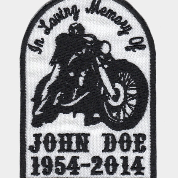 Biker Memorial Patch - Etsy