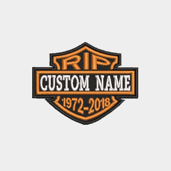 Biker Memorial Patch - Etsy