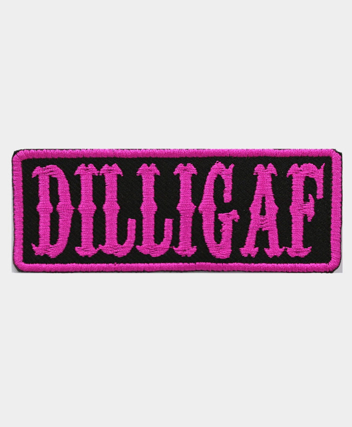 DILLIGAF Biker Patch BP | Etsy