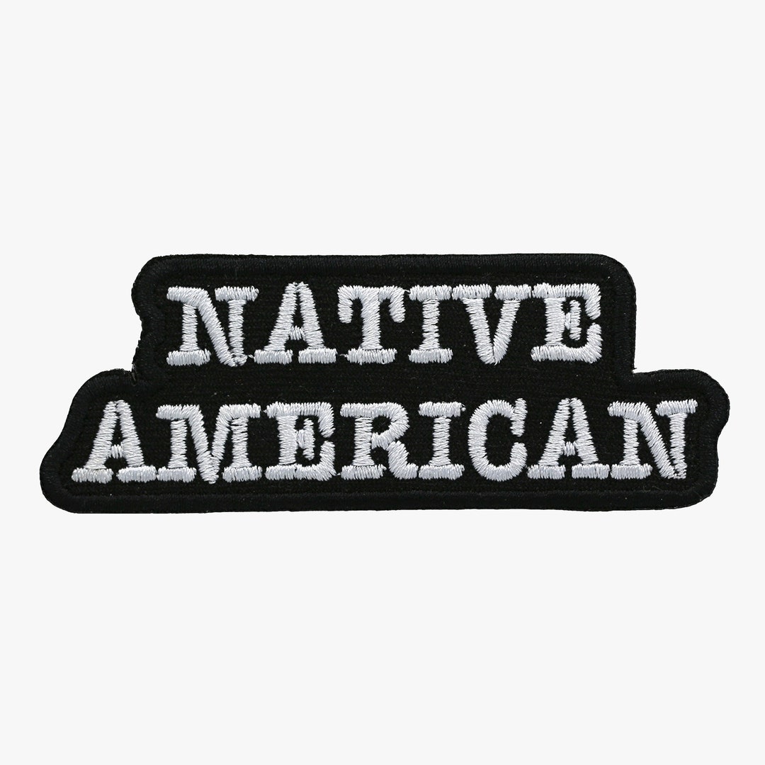 Native American Embroidered Patch - Etsy