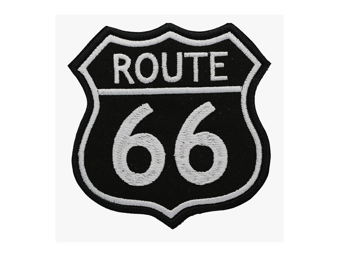 Route 66, Embroidered Patch - Etsy