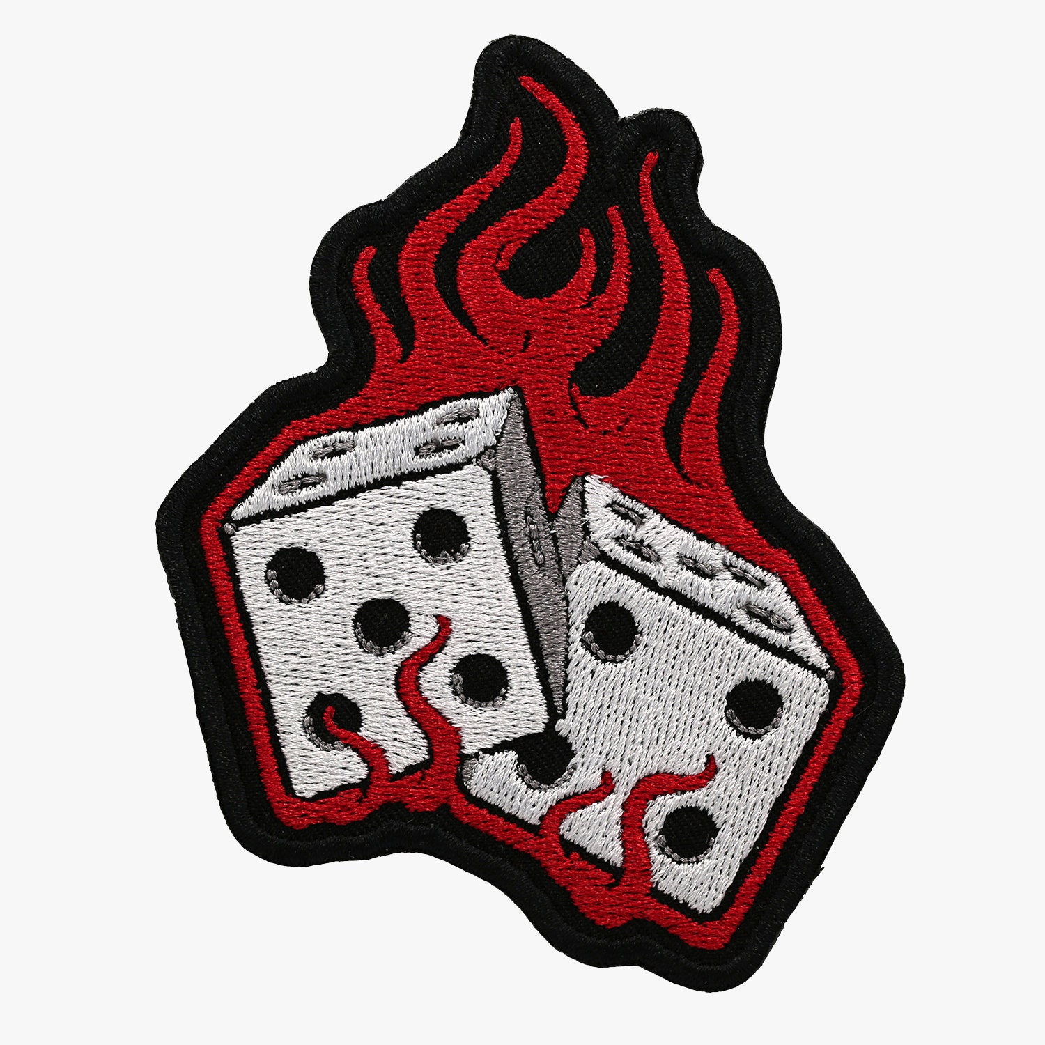 Double Dice Biker Embroidery Biker Patch - Etsy