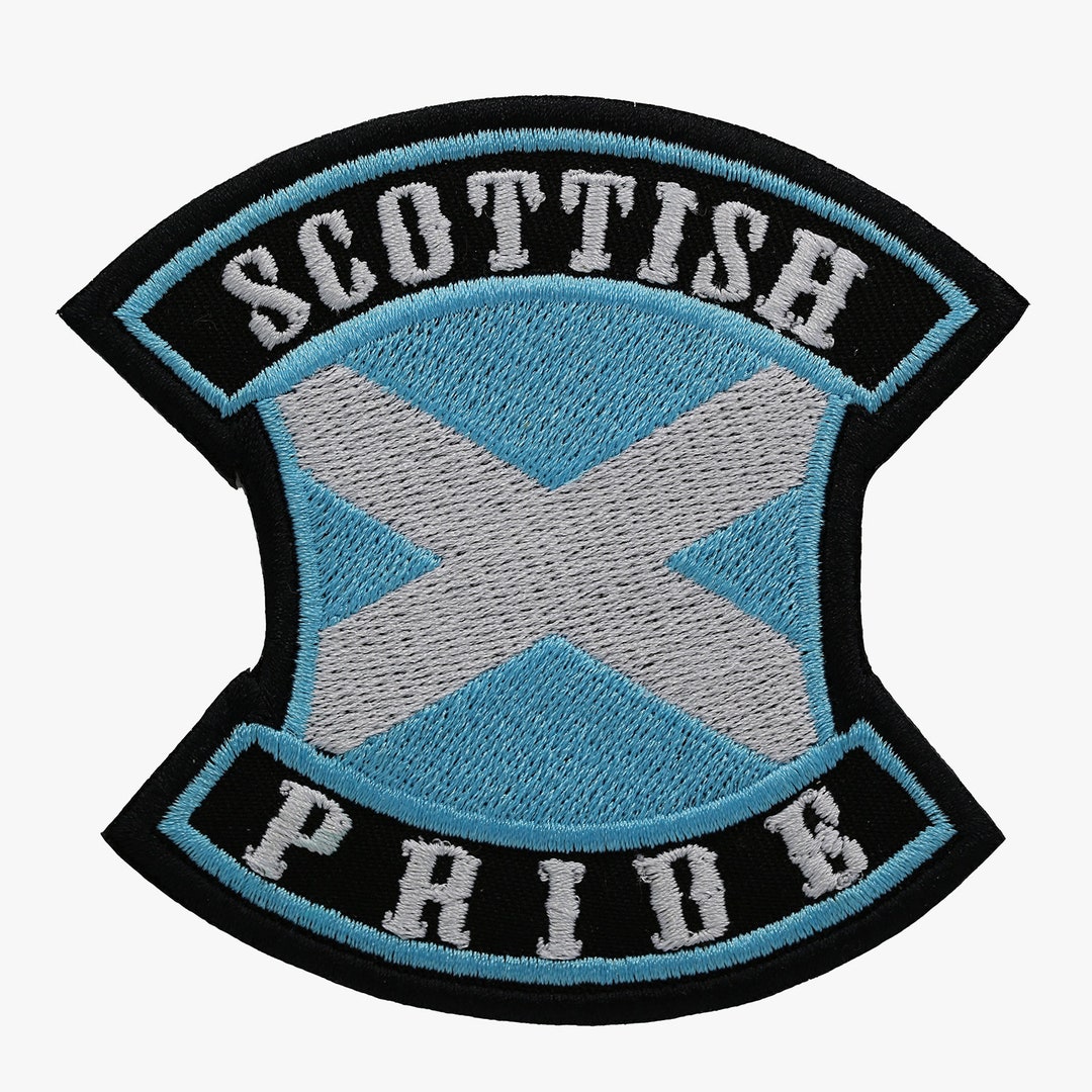 Scottish Pride Biker Stickerei Biker Aufnäher - Etsy.de