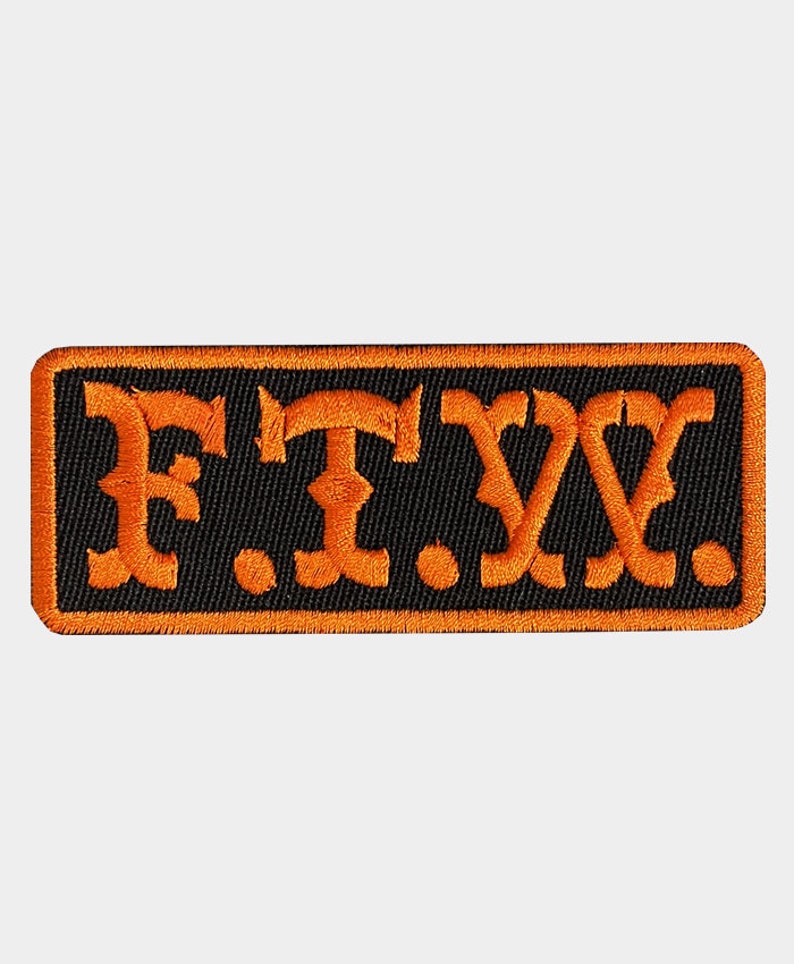 FTW Biker Patch B | Etsy
