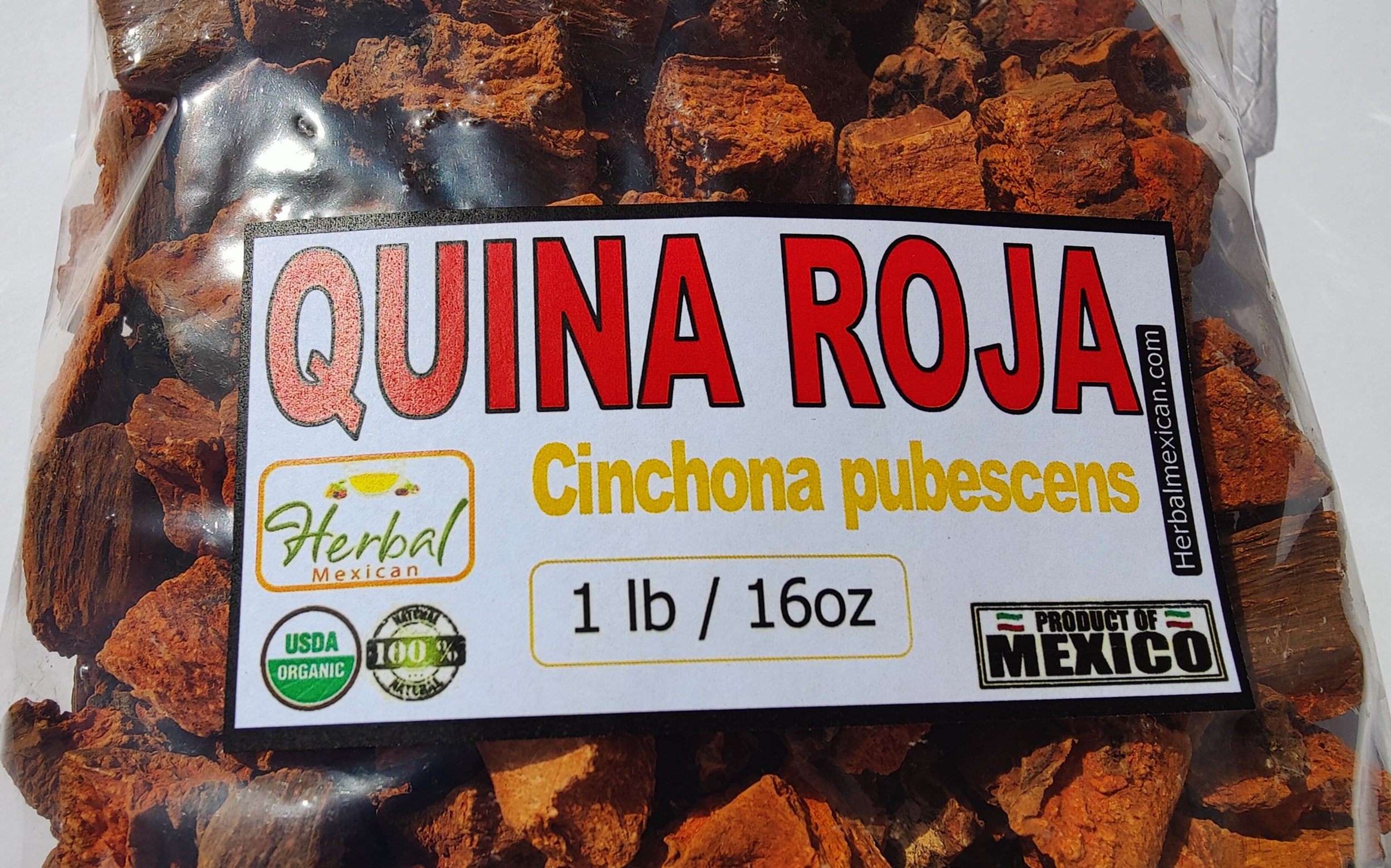 Quina Roja,cinchona, Abrojo Rojo, Corteza De Quina Peruvian Quinine ...