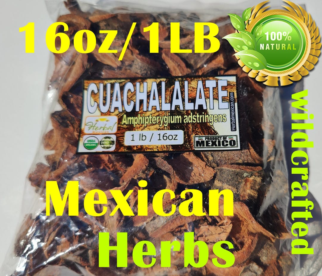 Cuachalalate Bark, Seca Palo, Cuachinala 16oz Organic Wild Mexican ...