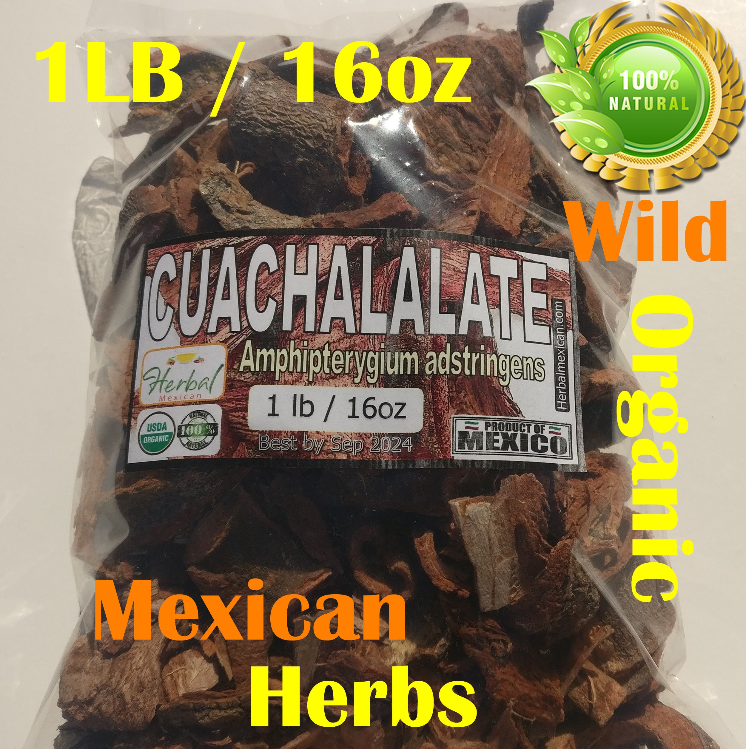 Cuachalalate Bark, Seca Palo, Cuachinala 16oz Organic Wild Mexican ...