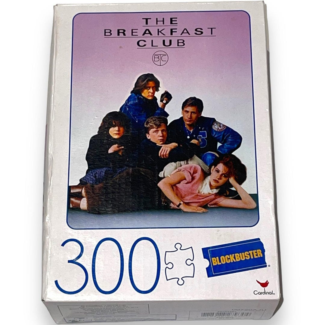 The Breakfast Club Blockbuster Video Puzzle 300 Pieces - Etsy