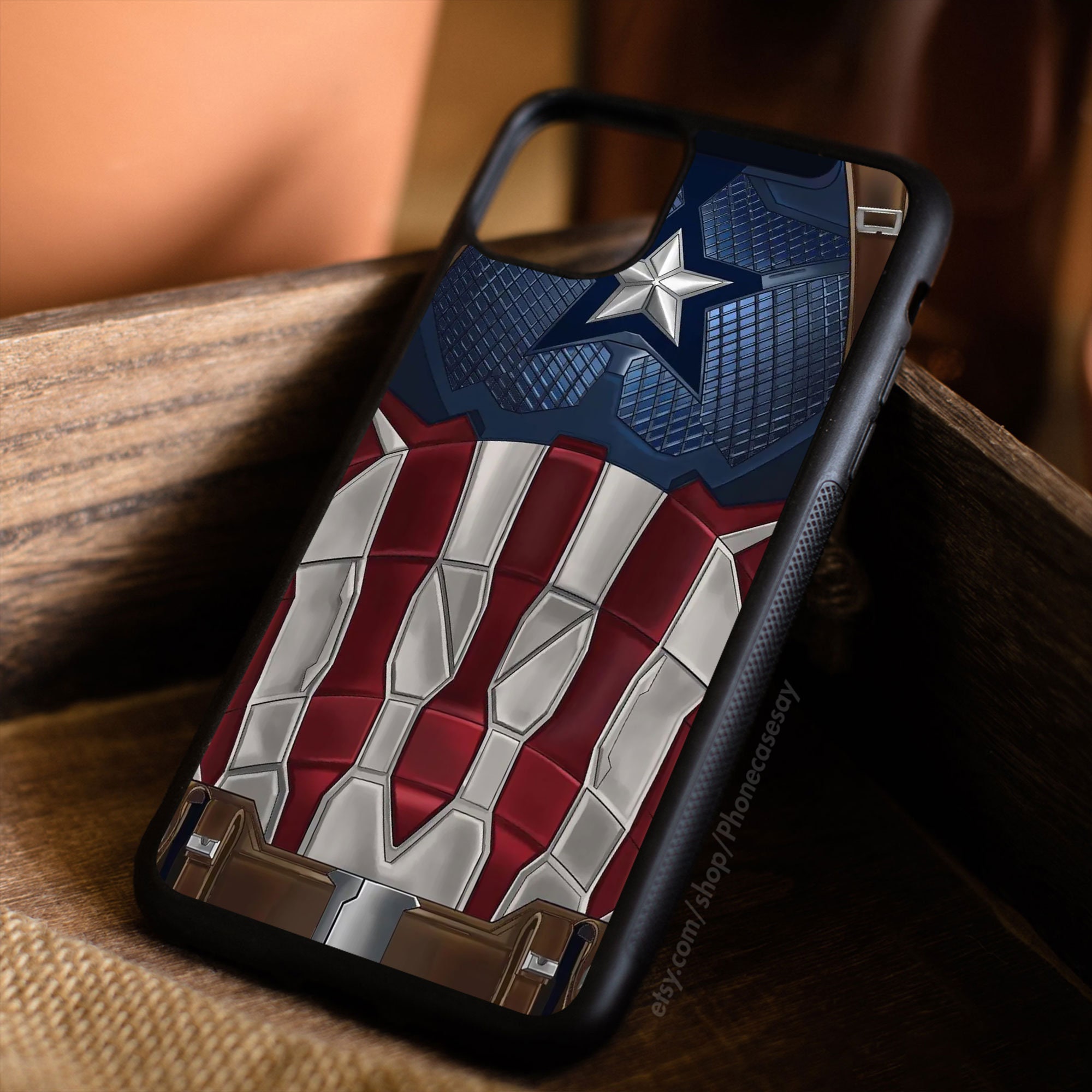 Star-spangled Devotee Design Inspired by Captain Phone Case iPhone 14 ...