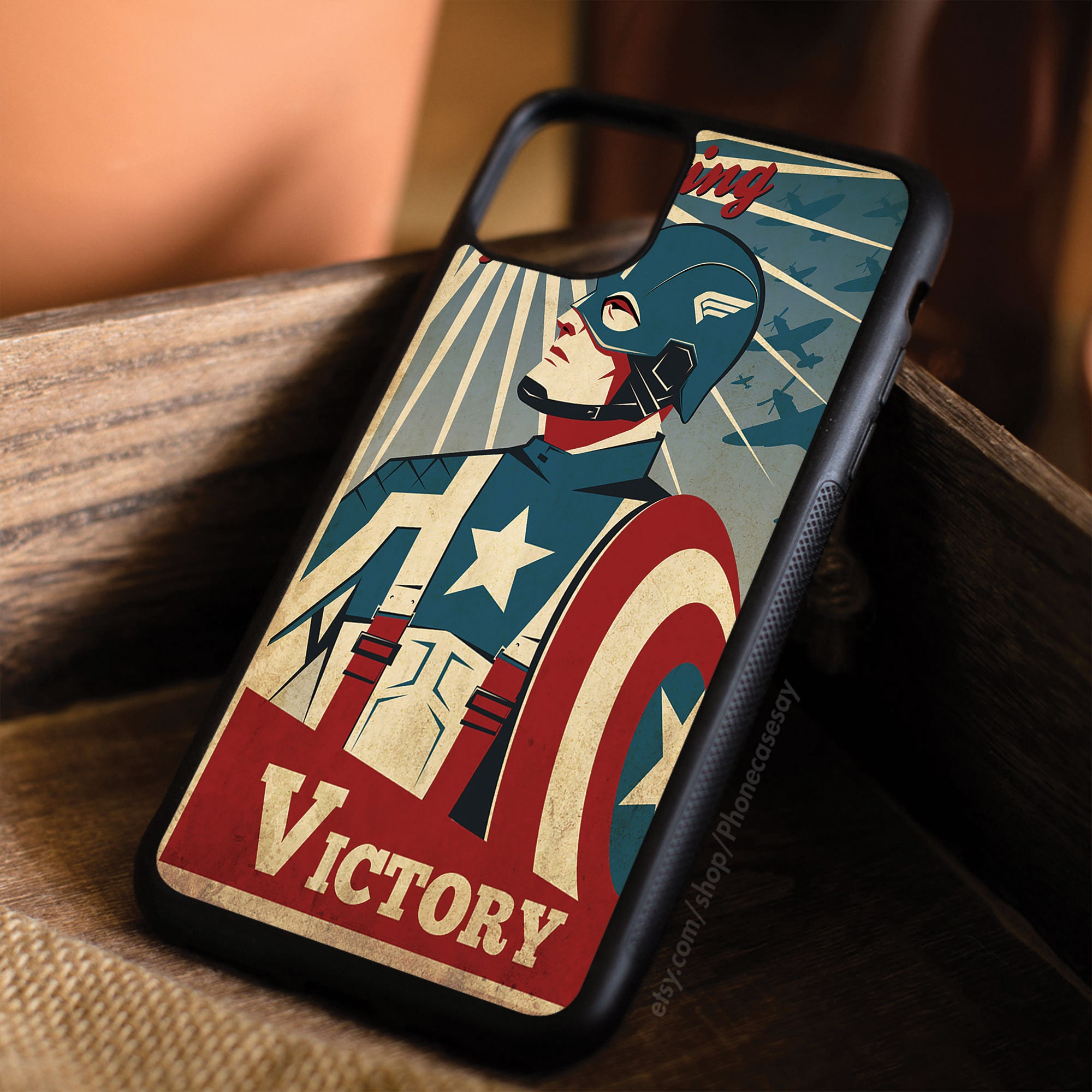 Star-spangled Devotee Design Inspired by Captain Phone Case iPhone 14 ...