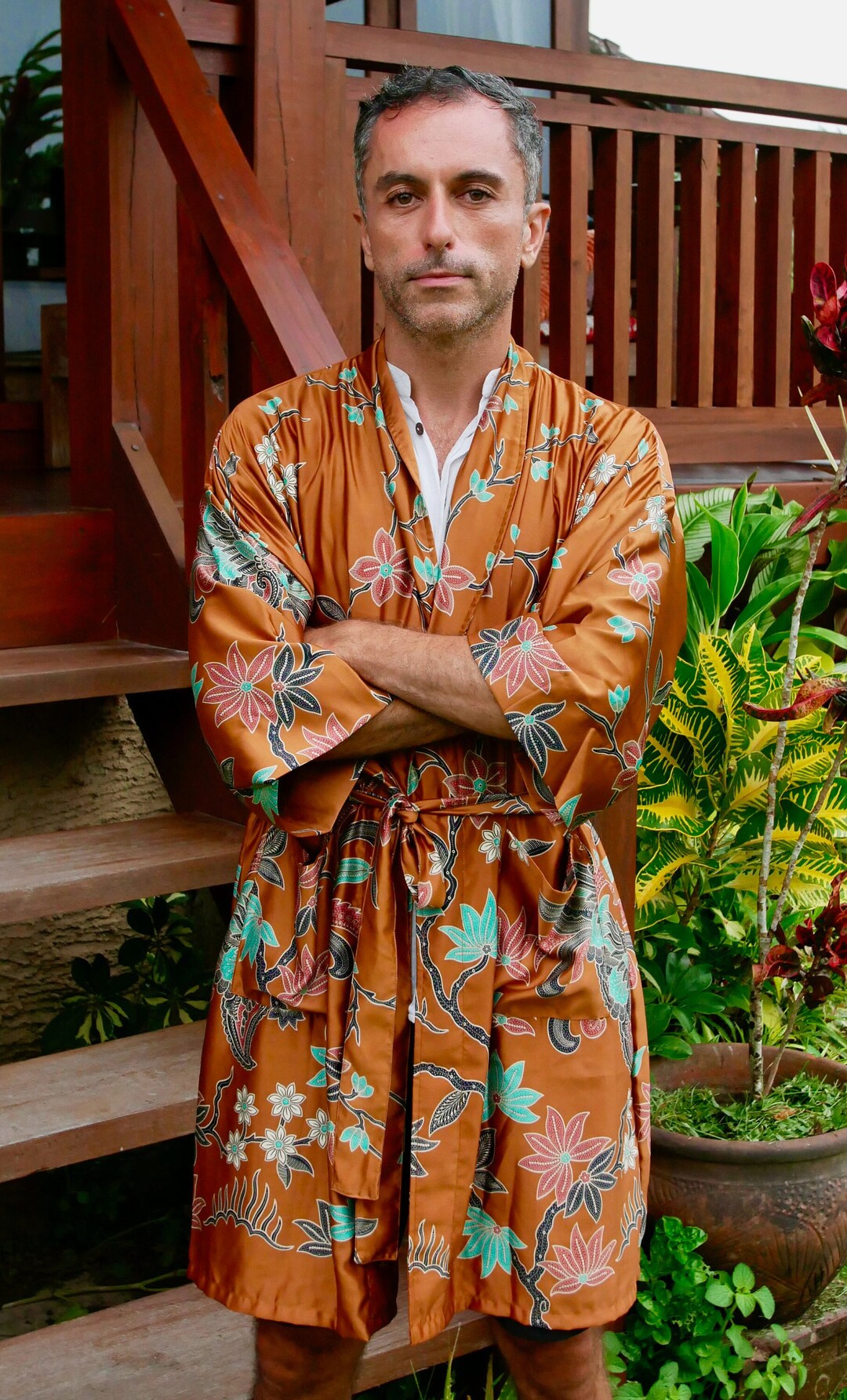 Silk Kimono/ Men Kimono/ Men Robe - Etsy