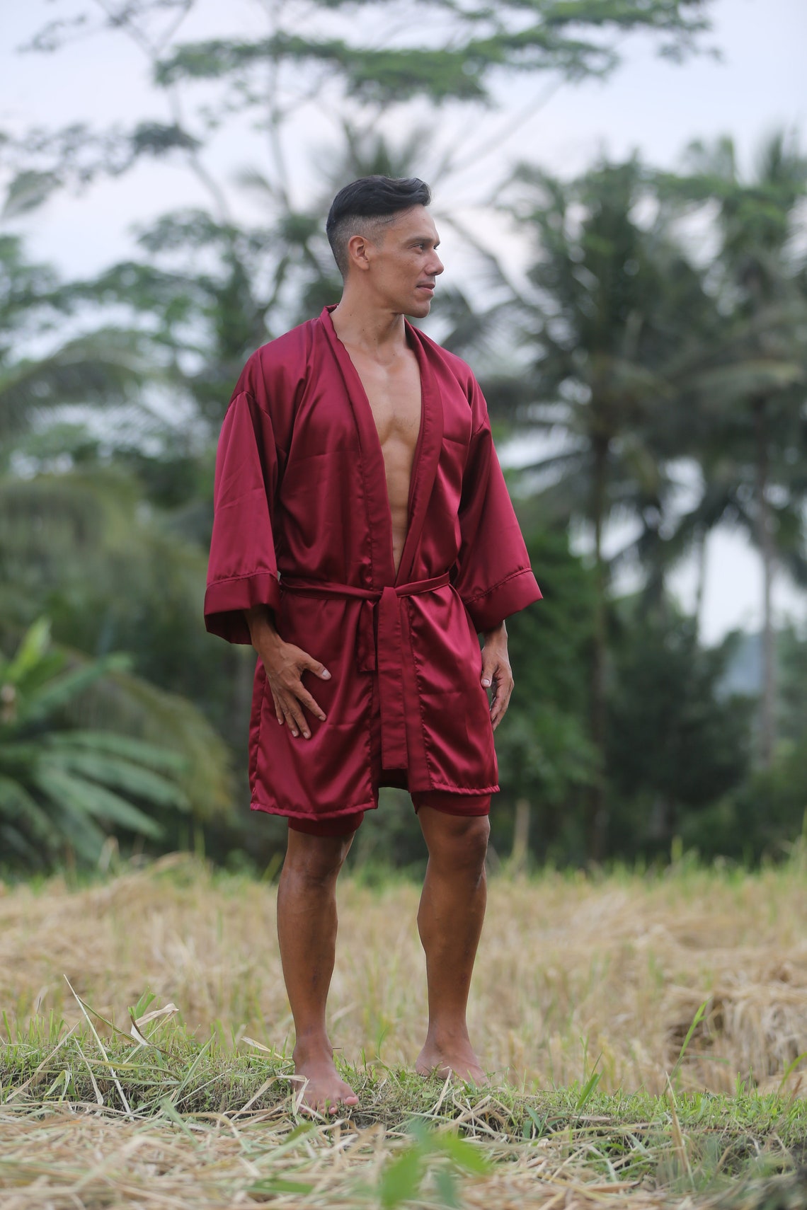 Silk Robe/ Silk Kimono - Etsy