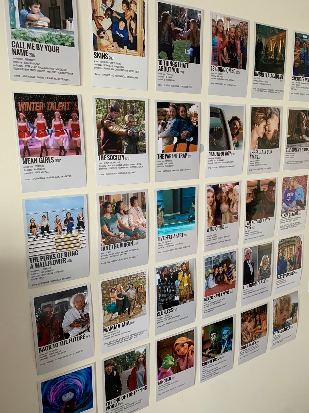 RANDOM Movie Posters Aesthetic Collage Kit 6x4 Inches Pack of 25-150 ...