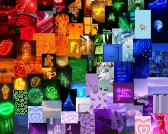 Kidcore Aesthetic Collage Kit 6x4 and 4x4 Inches Prints Pack | Etsy