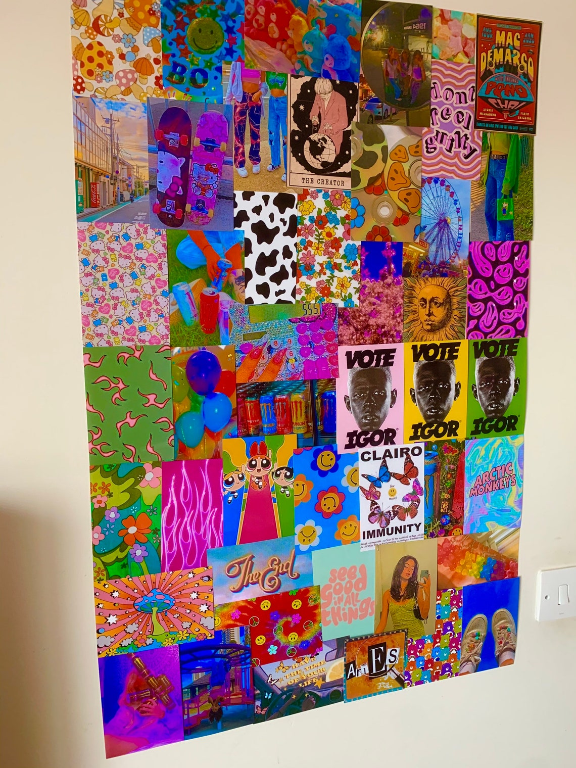 Kidcore Aesthetic Collage Kit 6x4 and 4x4 Inches Prints Pack | Etsy