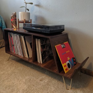 Mid Century Record Stand - Etsy