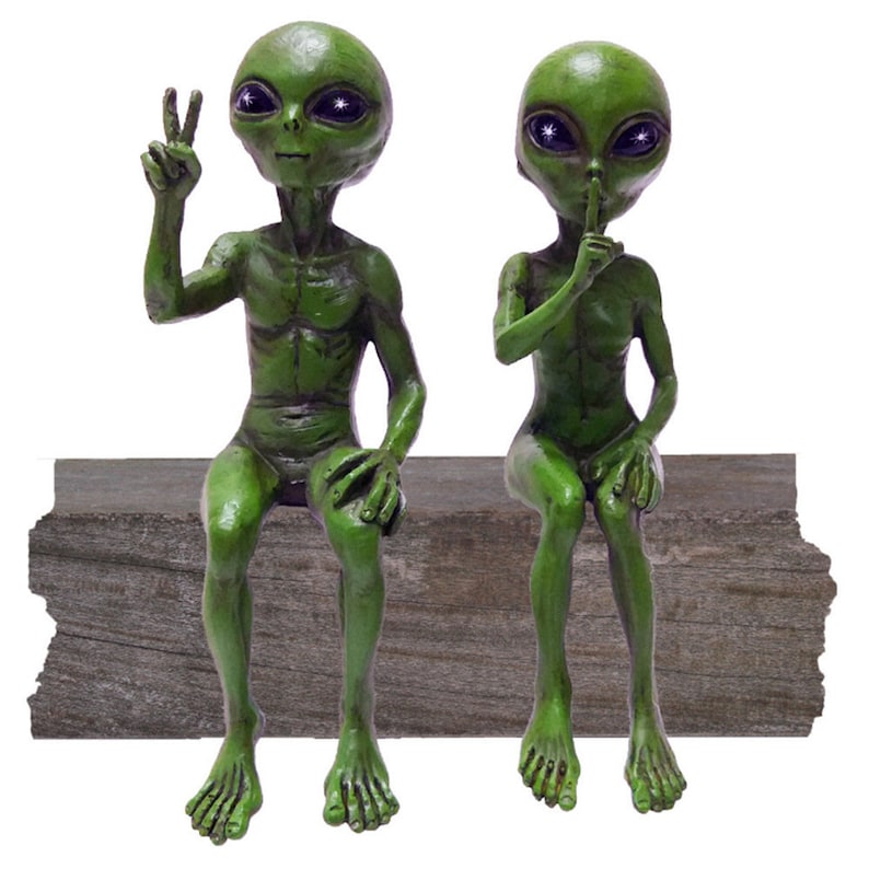 Alien Outdoor Resin Statue Garden Decoration Lawn Decoration | Etsy