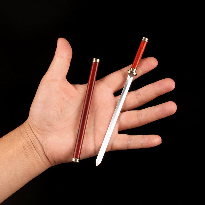 Miniature Treasured Sword Plain Eight-sided Sword VG10 Steel Red ...