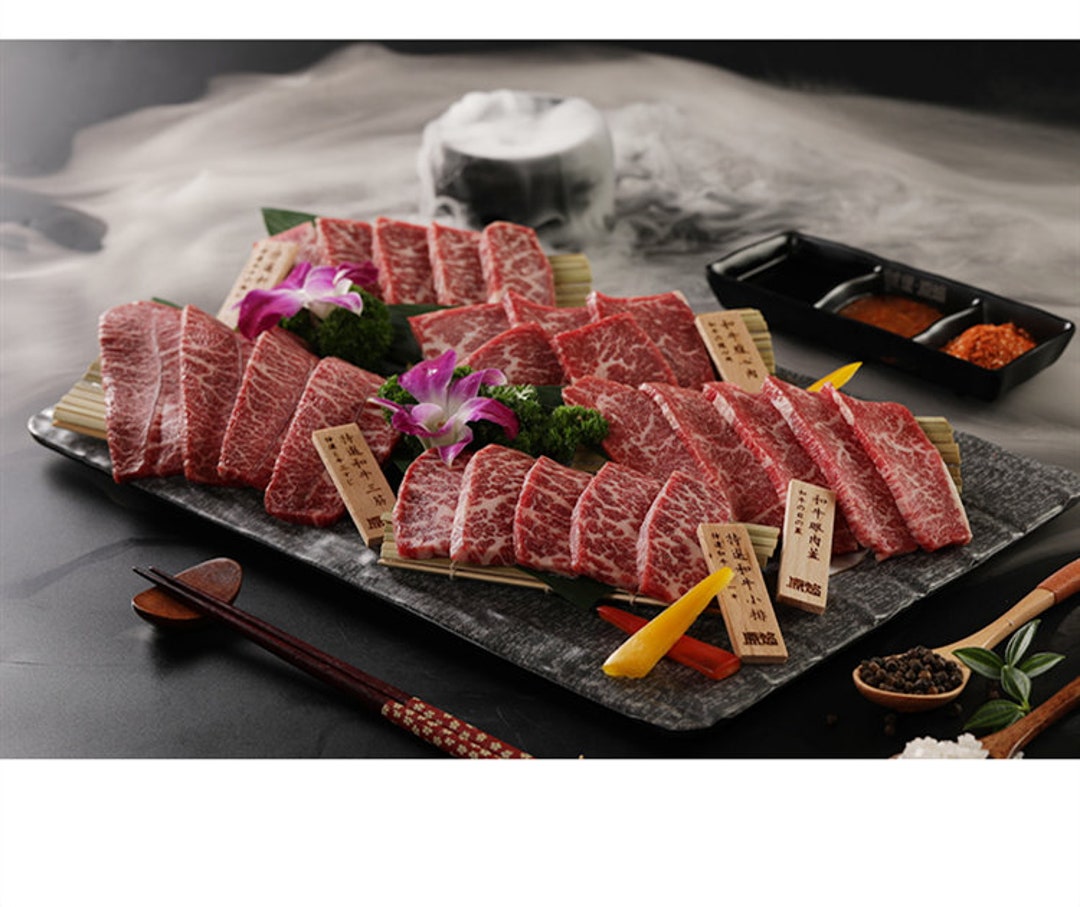 Custom Japanese Wood Food Label Signs, Japanese Barbecue Sashimi ...