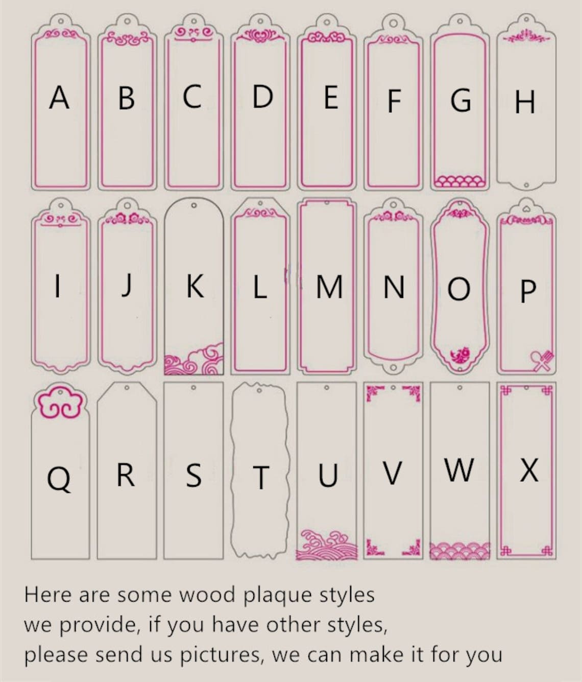 Custom Japanese Wood Signs, Erasable Blank Wood, Japanese Cuisine Menu ...