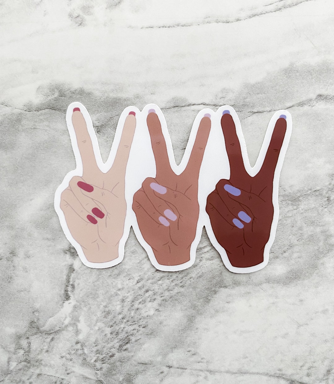 Peace Sign Unity Sticker | Laptop Sticker | Journal Sticker - Etsy
